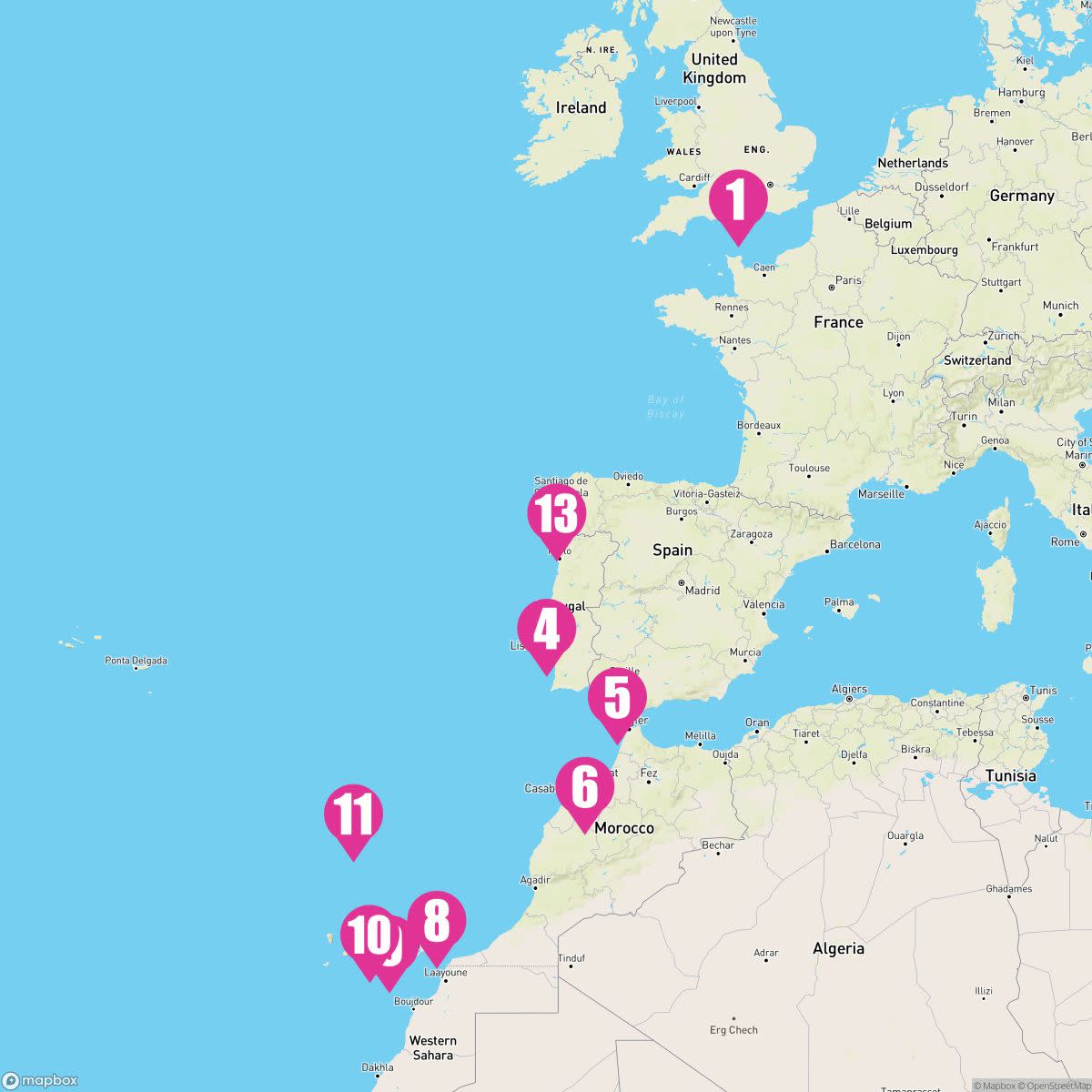 MSC Virtuosa - June 1st, 2024 - Cruise Map & Port Info