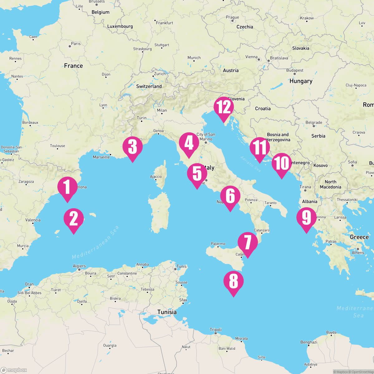 Norwegian Breakaway - June 22nd, 2025 - Cruise Map & Port Info