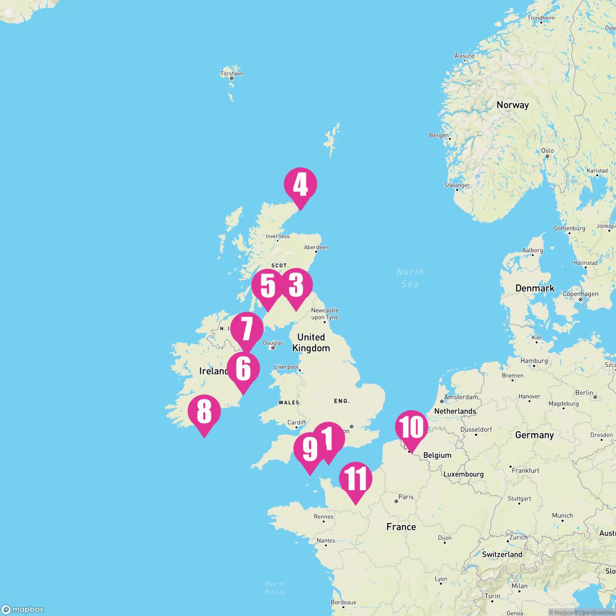 Norwegian Dawn - August 15th, 2024 - Cruise Map & Port Info