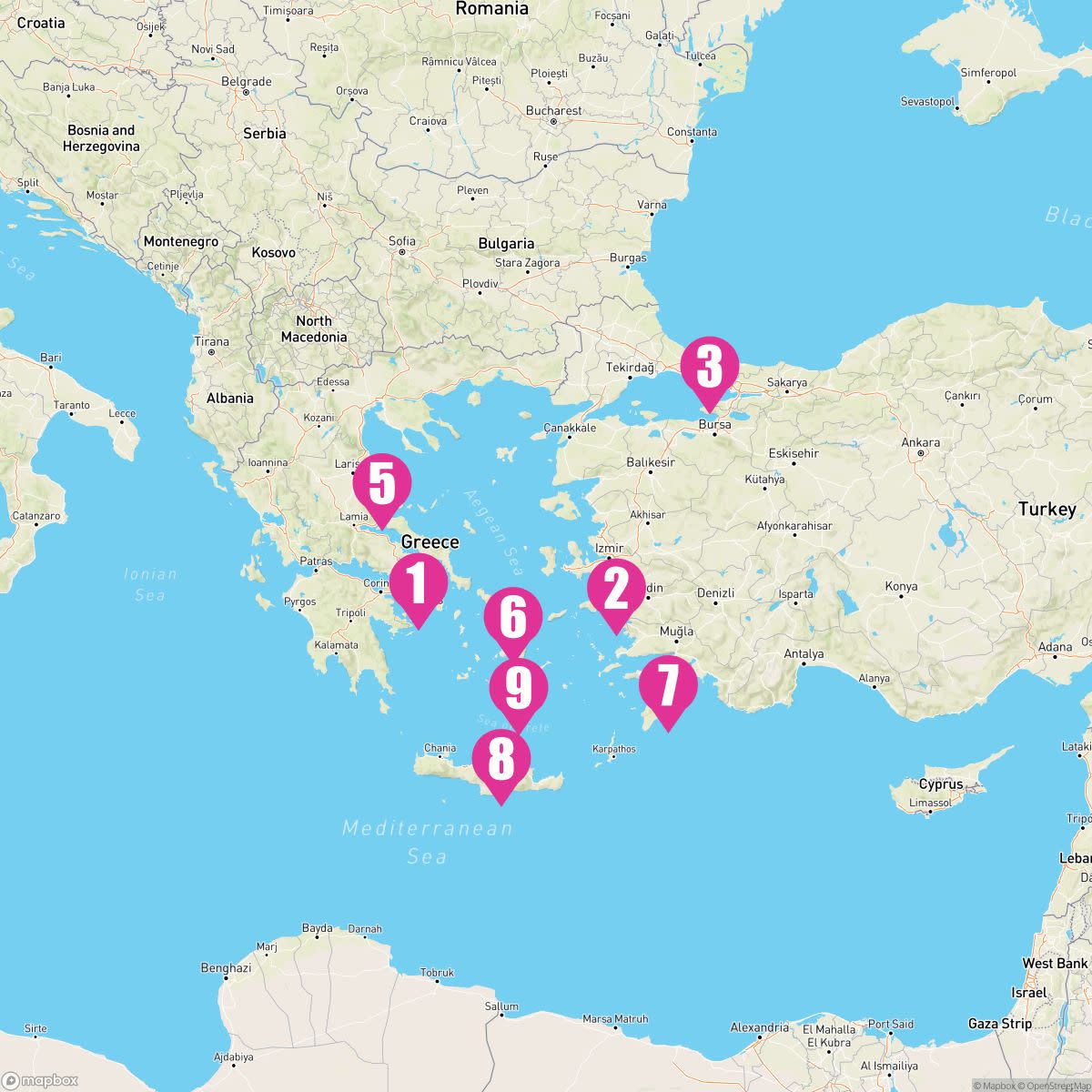 Norwegian Getaway - September 1st, 2024 - Cruise Map & Port Info