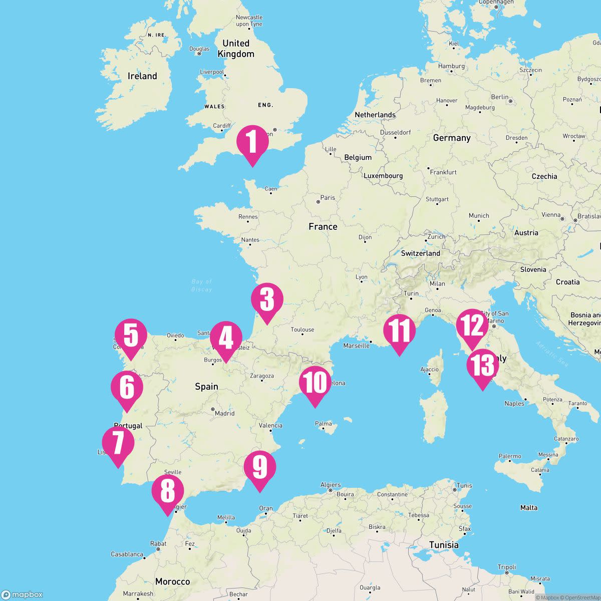 Norwegian Prima - October 6th, 2024 - Cruise Map & Port Info