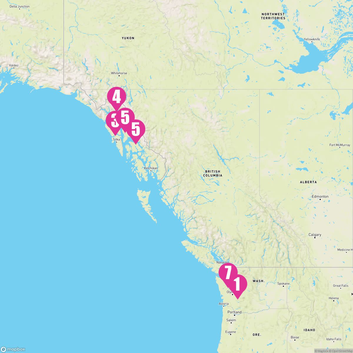 Quantum of the Seas - August 25th, 2025 - Cruise Map & Port Info