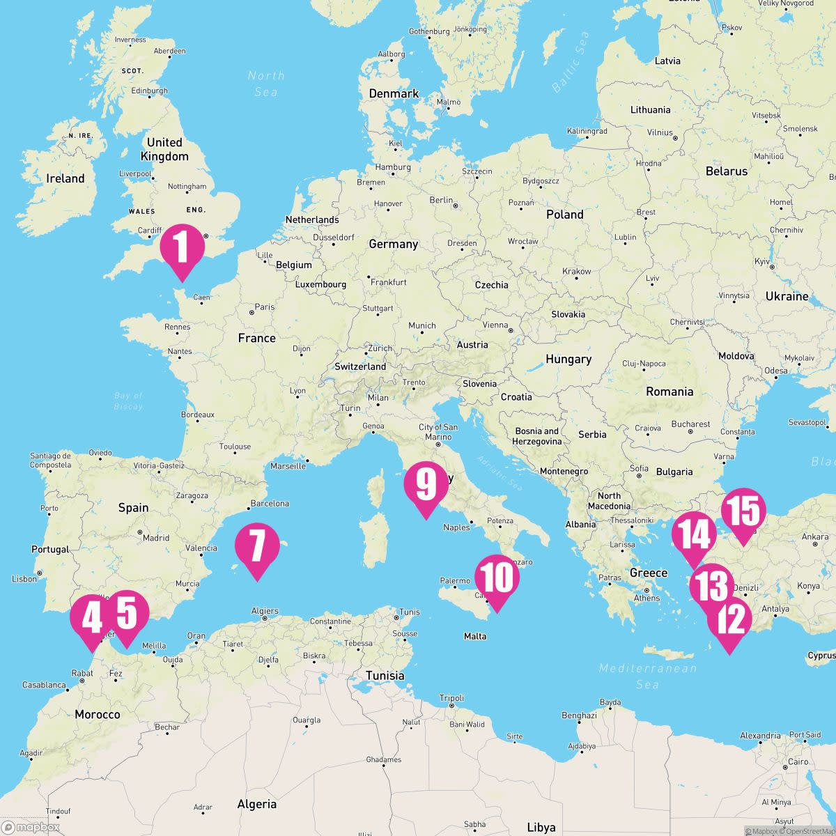 Queen Victoria - May 4th, 2025 - Cruise Map & Port Info