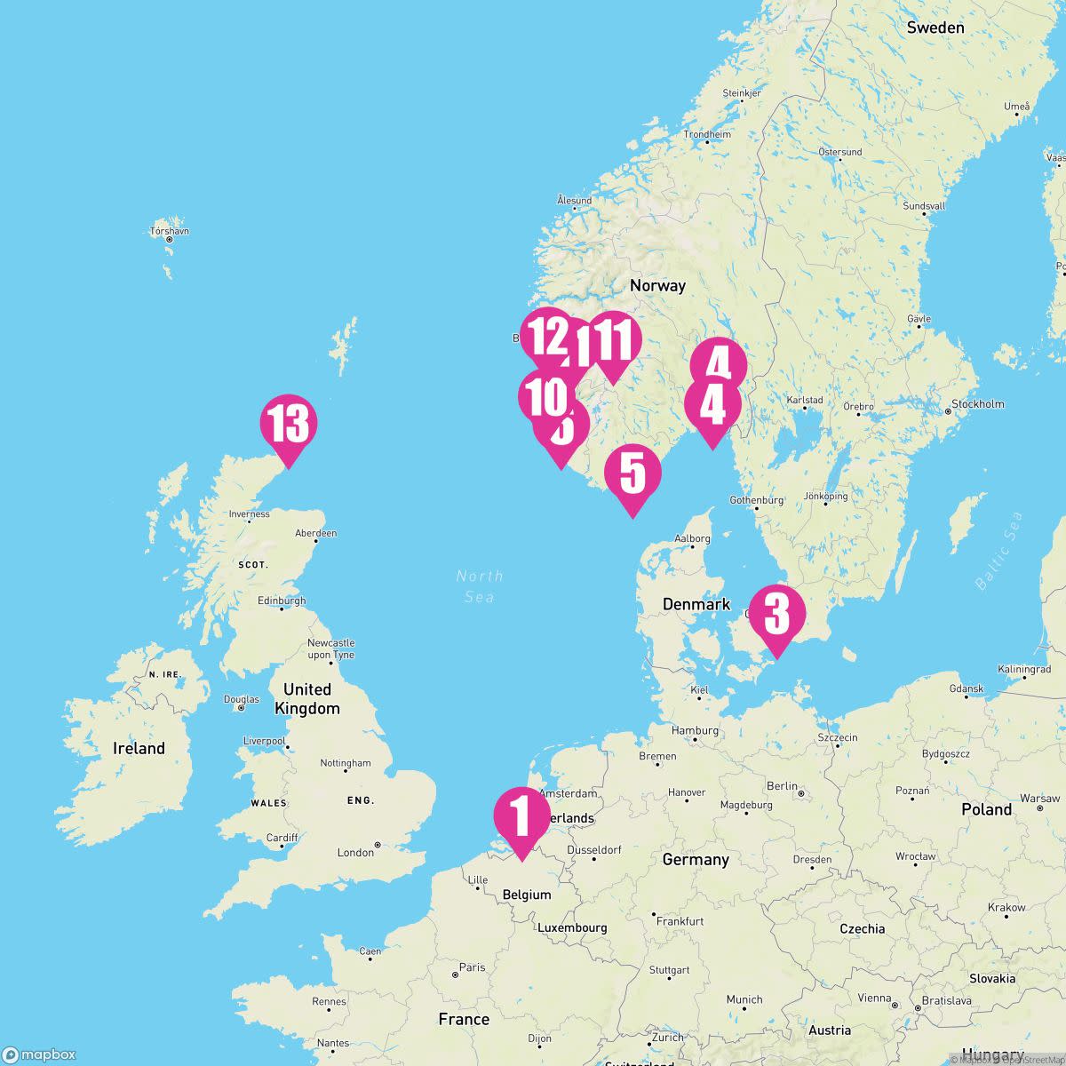 MS Rotterdam - August 2nd, 2025 - Cruise Map & Port Info