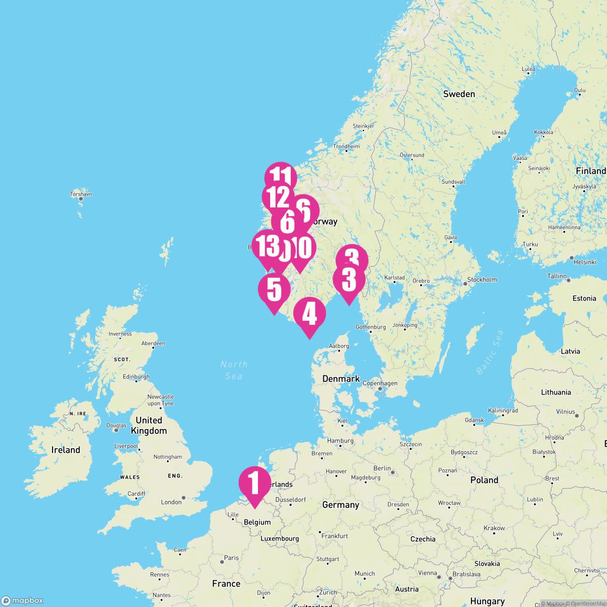 MS Rotterdam - June 28th, 2025 - Cruise Map & Port Info