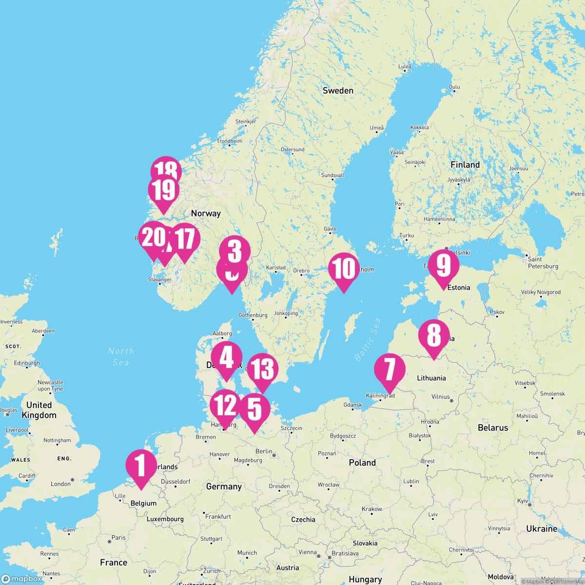 MS Rotterdam - May 10th, 2025 - Cruise Map & Port Info
