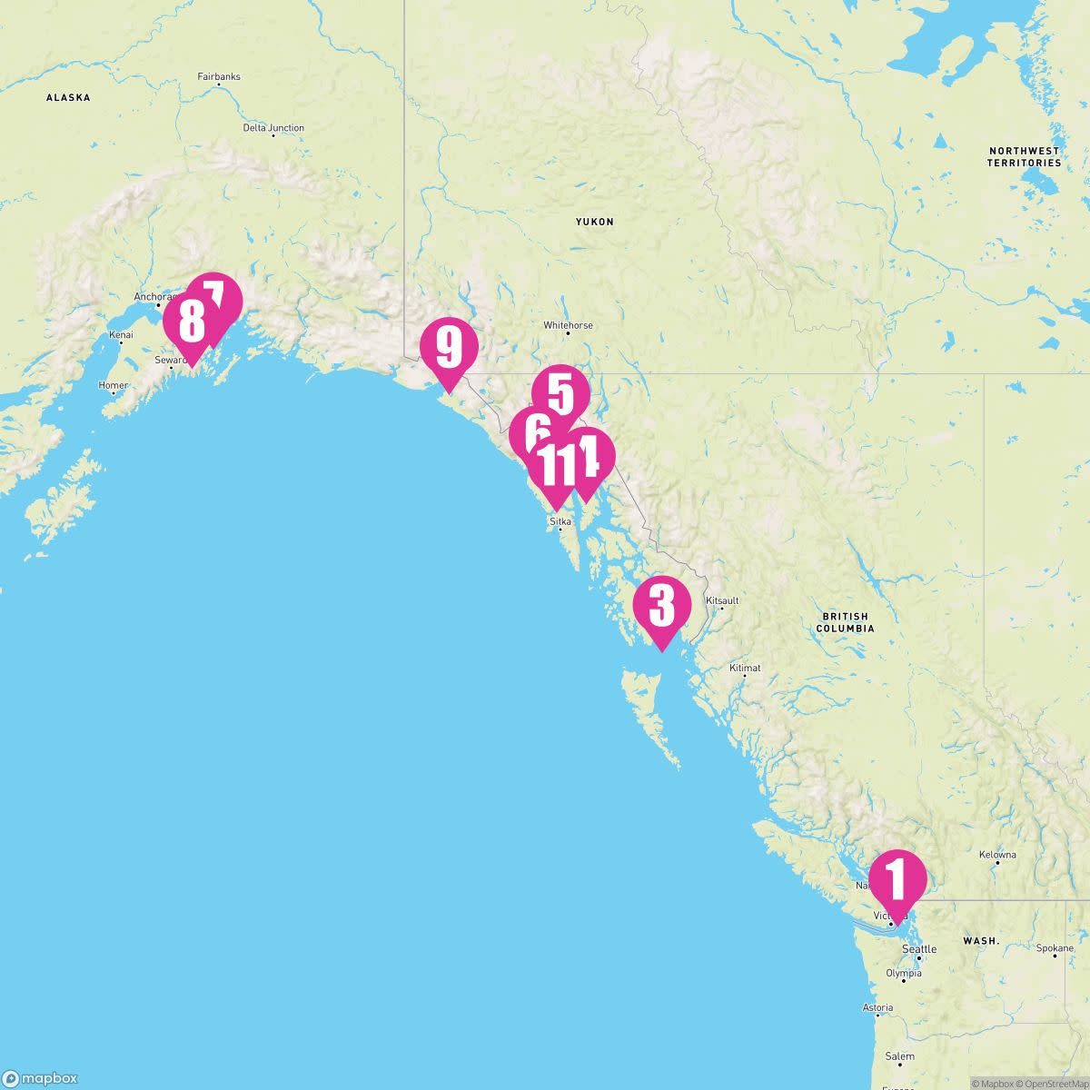 Royal Princess - June 1st, 2024 - Cruise Map & Port Info