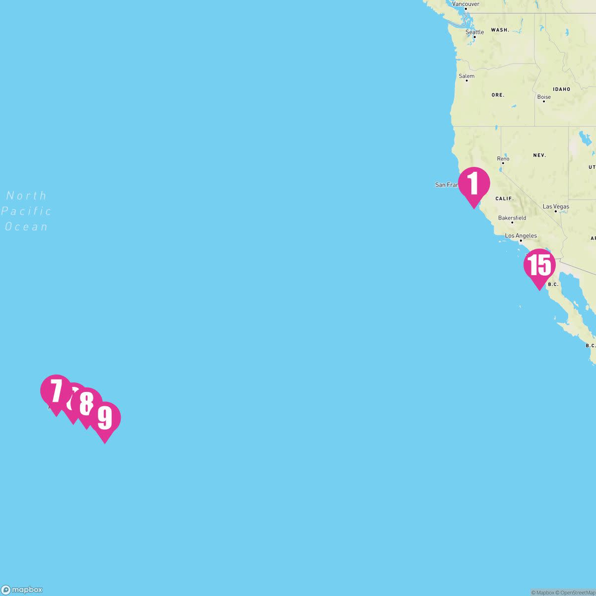 Ruby Princess - December 2nd, 2024 - Cruise Map & Port Info