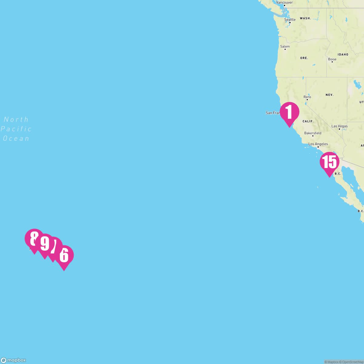 Ruby Princess - December 18th, 2024 - Cruise Map & Port Info
