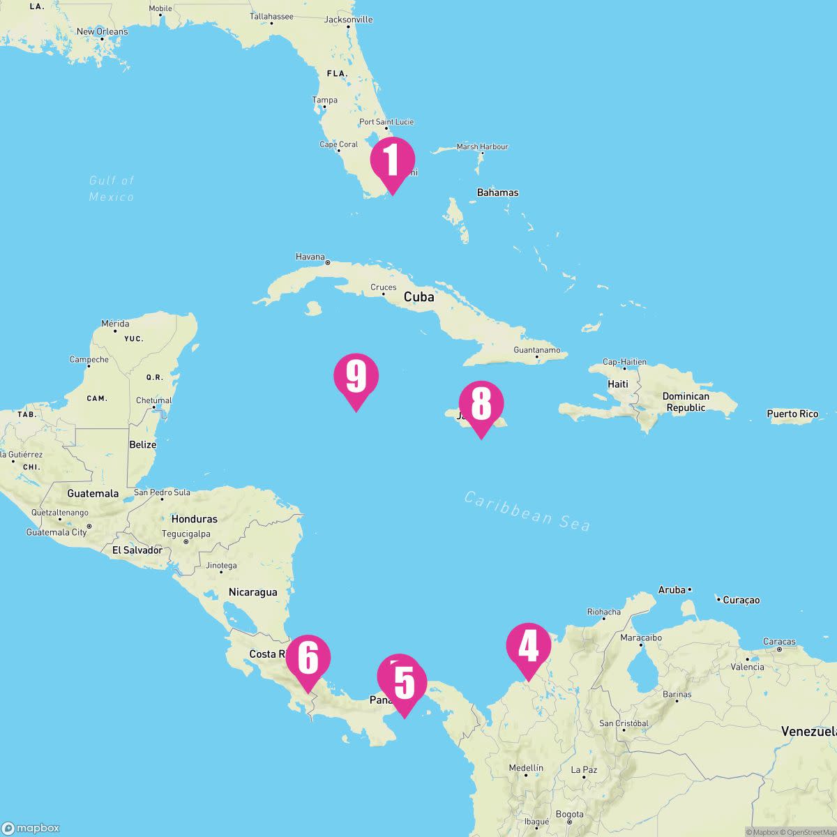 Ruby Princess - December 30th, 2023 - Cruise Map & Port Info