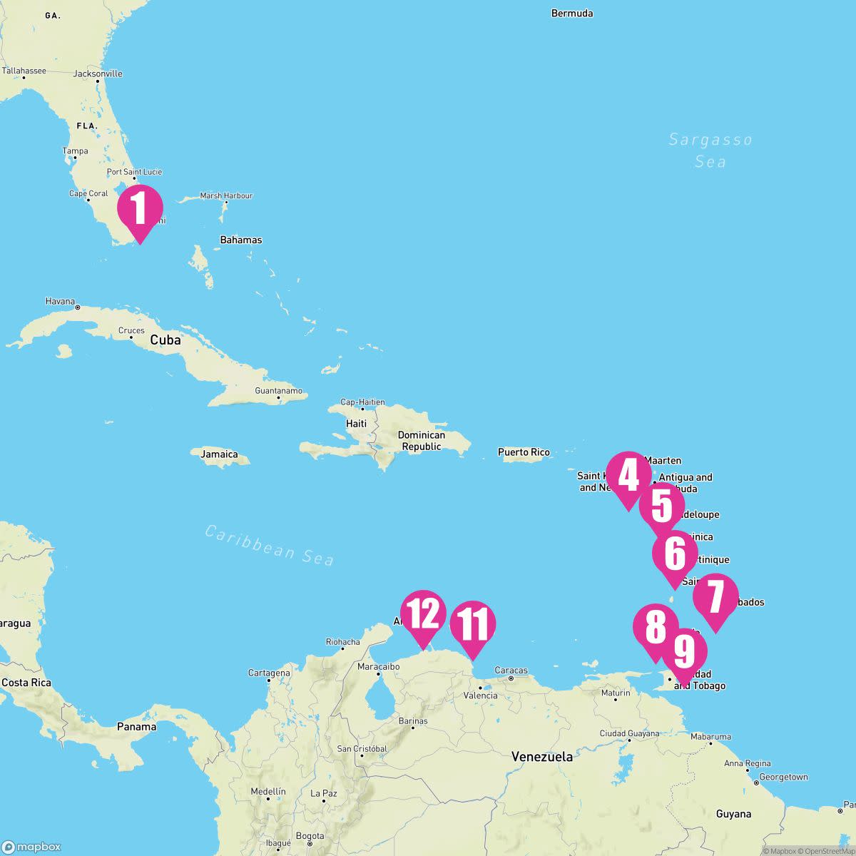 Ruby Princess - March 9th, 2024 - Cruise Map & Port Info