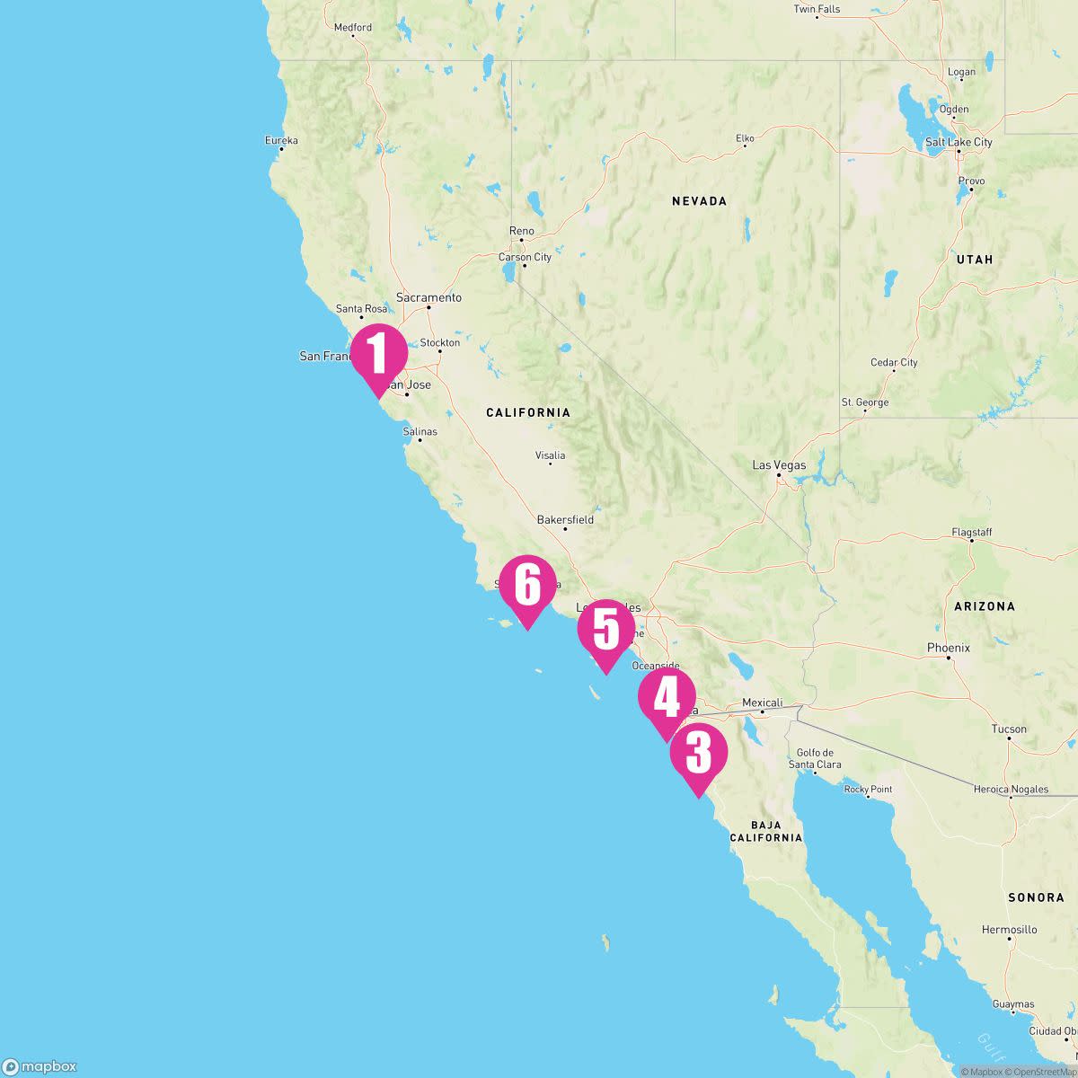 Ruby Princess - November 2nd, 2024 - Cruise Map & Port Info