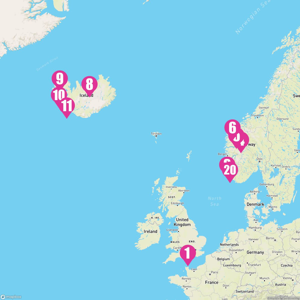 Sky Princess - June 28th, 2025 - Cruise Map & Port Info