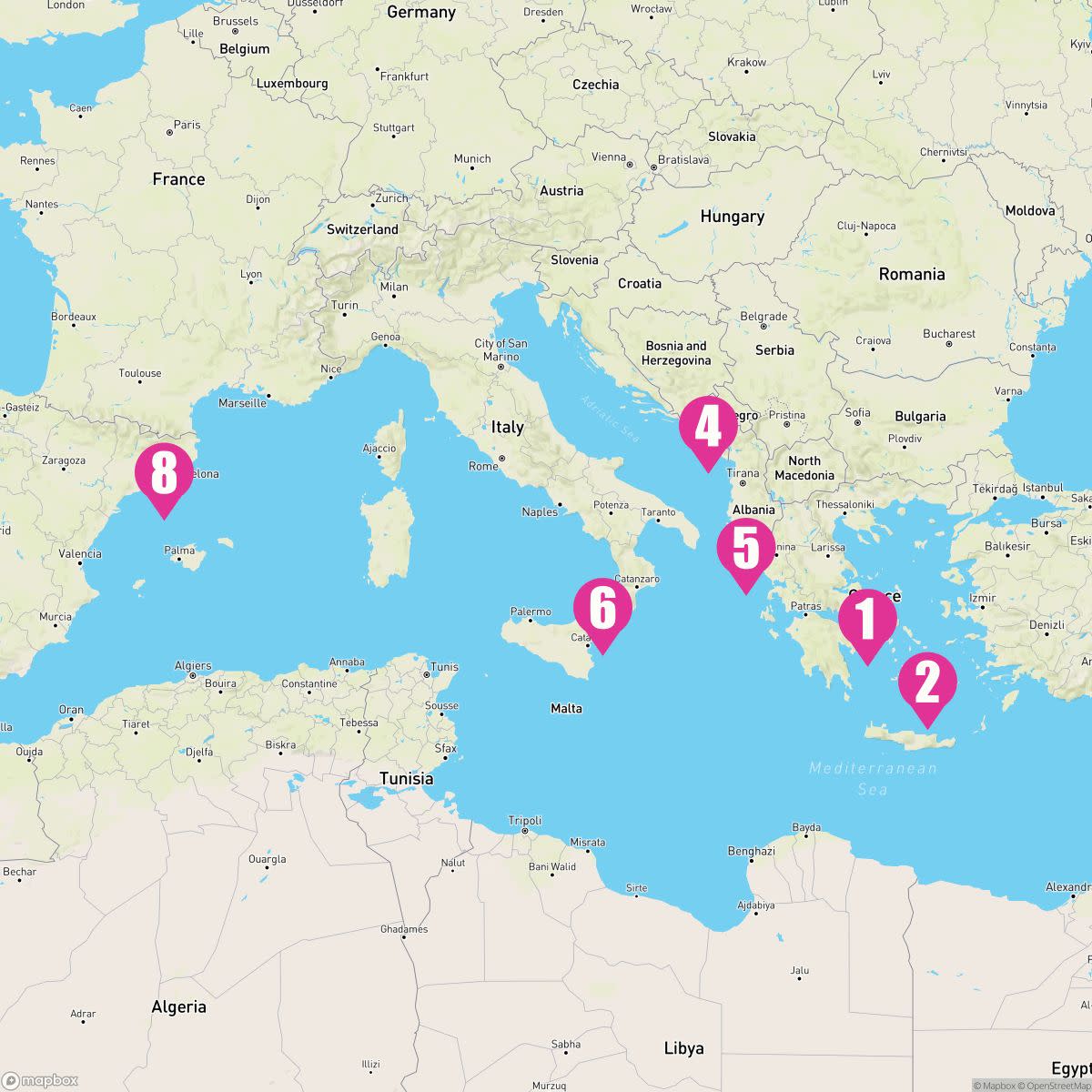 Sun Princess - June 21st, 2025 - Cruise Map & Port Info