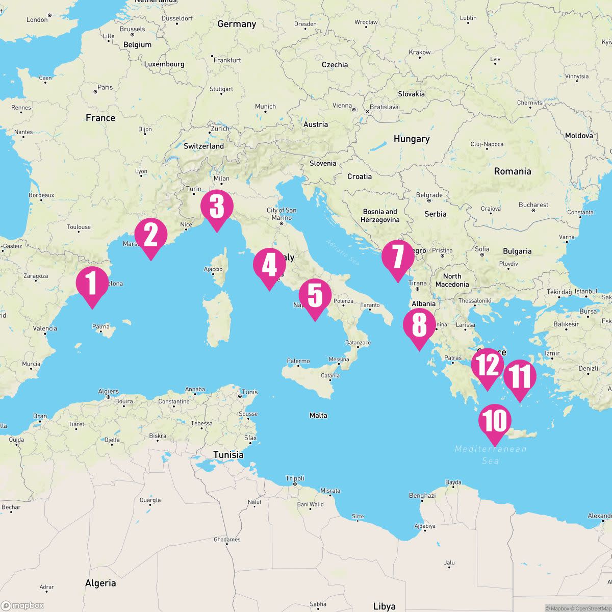 Sun Princess - June 28th, 2025 - Cruise Map & Port Info