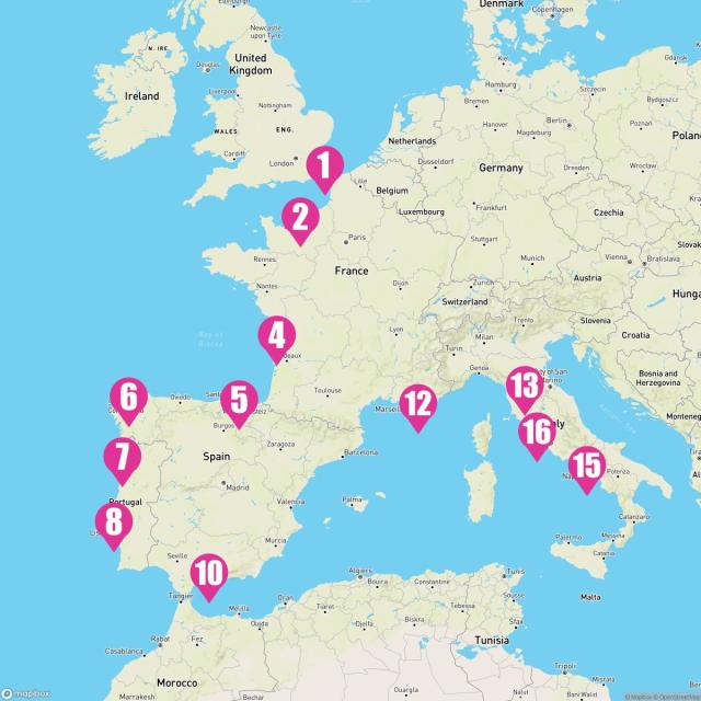 Carnival Miracle - August 10th, 2025 - Cruise Map & Port Info