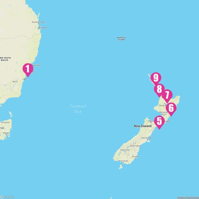 Carnival Splendor - February 2nd, 2025 - Cruise Map & Port Info