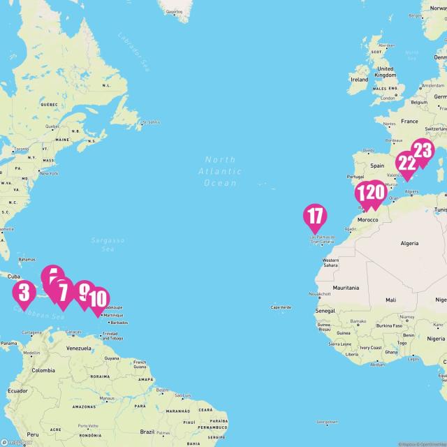 Costa Pacifica - March 3rd, 2024 - Cruise Map & Port Info