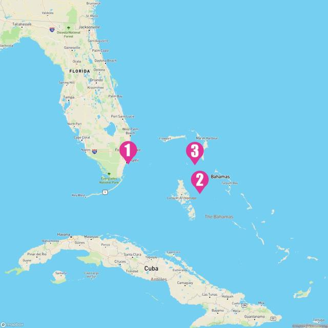 Disney Dream - April 21st, 2025 - Cruise Map & Port Info