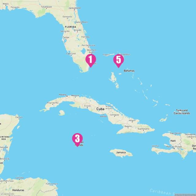 Disney Dream - February 18th, 2024 - Cruise Map & Port Info