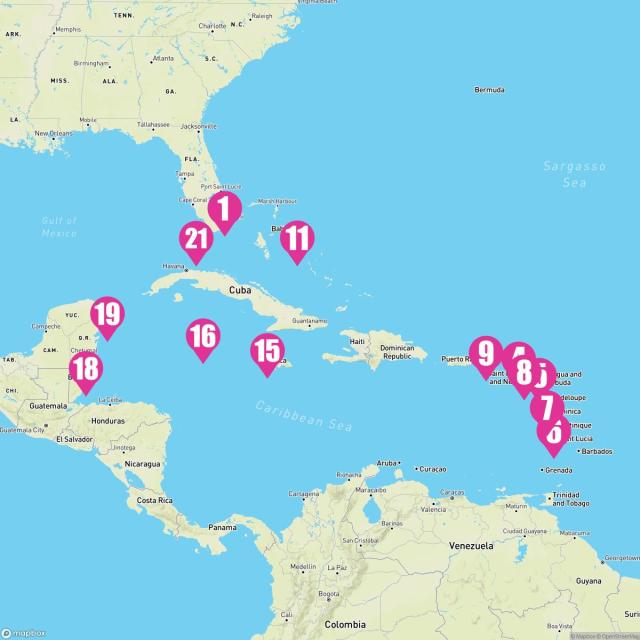 MS Eurodam - March 1st, 2025 - Cruise Map & Port Info