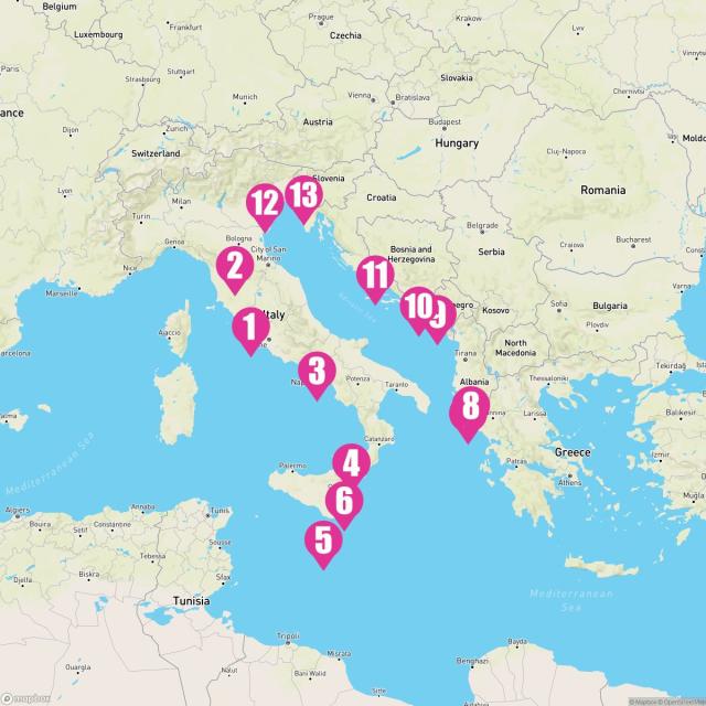 Norwegian Dawn - April 10th, 2025 - Cruise Map & Port Info