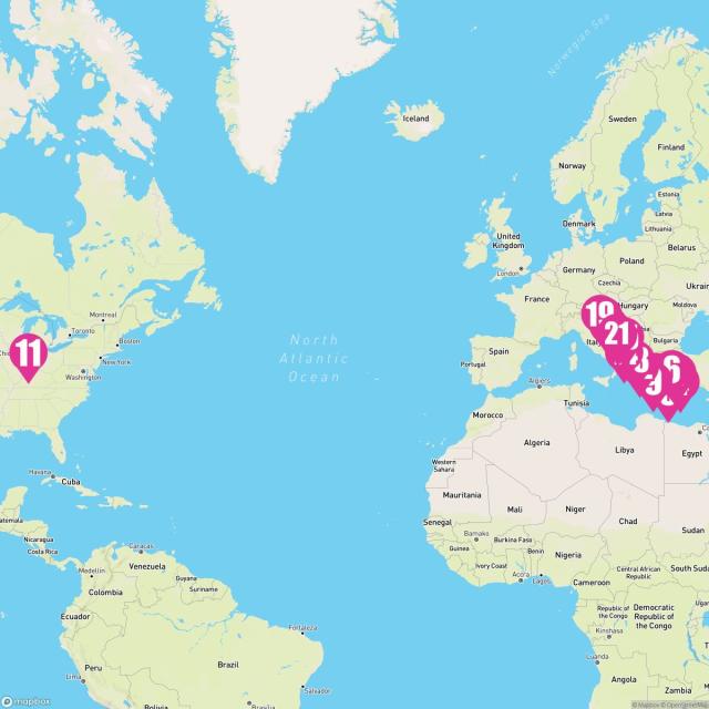 Seabourn Encore - August 24th, 2025 - Cruise Map & Port Info