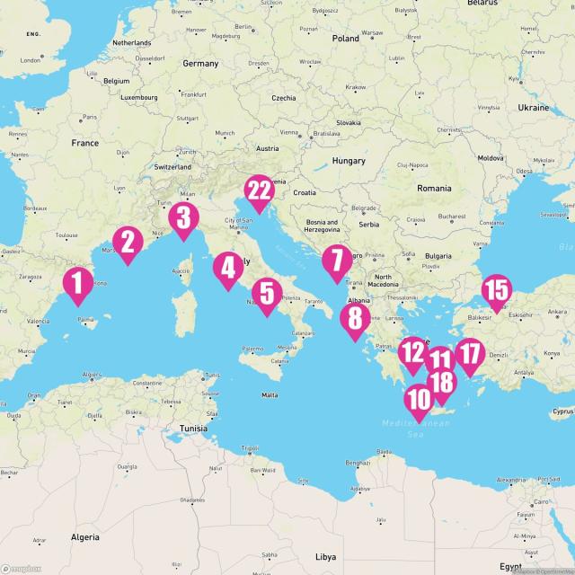 Sun Princess - June 28th, 2025 - Cruise Map & Port Info