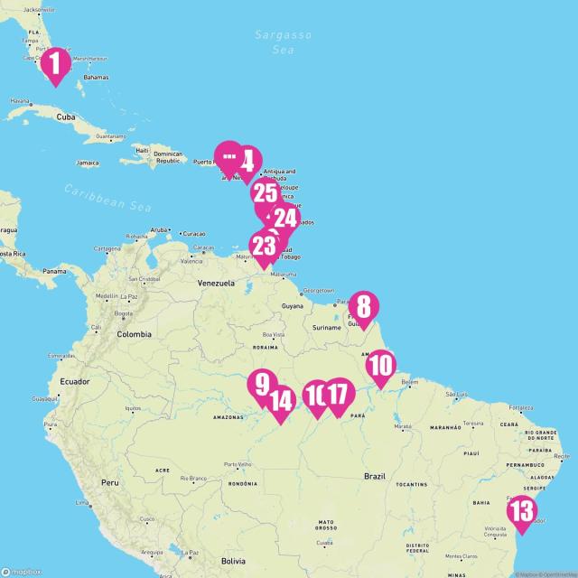 MS Zaandam - February 17th, 2024 - Cruise Map & Port Info