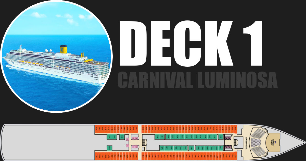 Carnival Luminosa - Deck Plans [Decks 1 - 12]