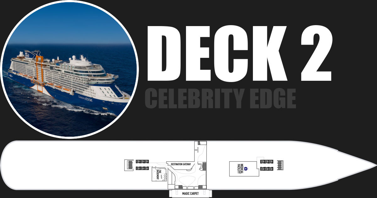 Celebrity Edge Deck Plans 2025 with Layout & Activities