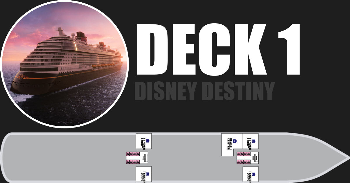 Disney Destiny - Deck Plans [Decks 1 - 15]