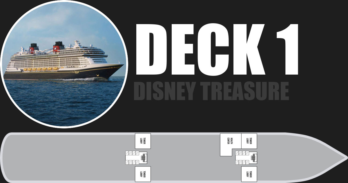 Disney Treasure - Deck Plans [Decks 1 - 15]