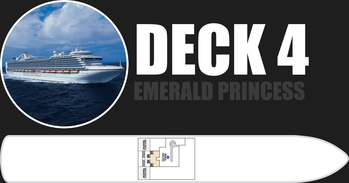 Emerald Princess Cruise Ship Deck Plans (2026) | Gangwaze