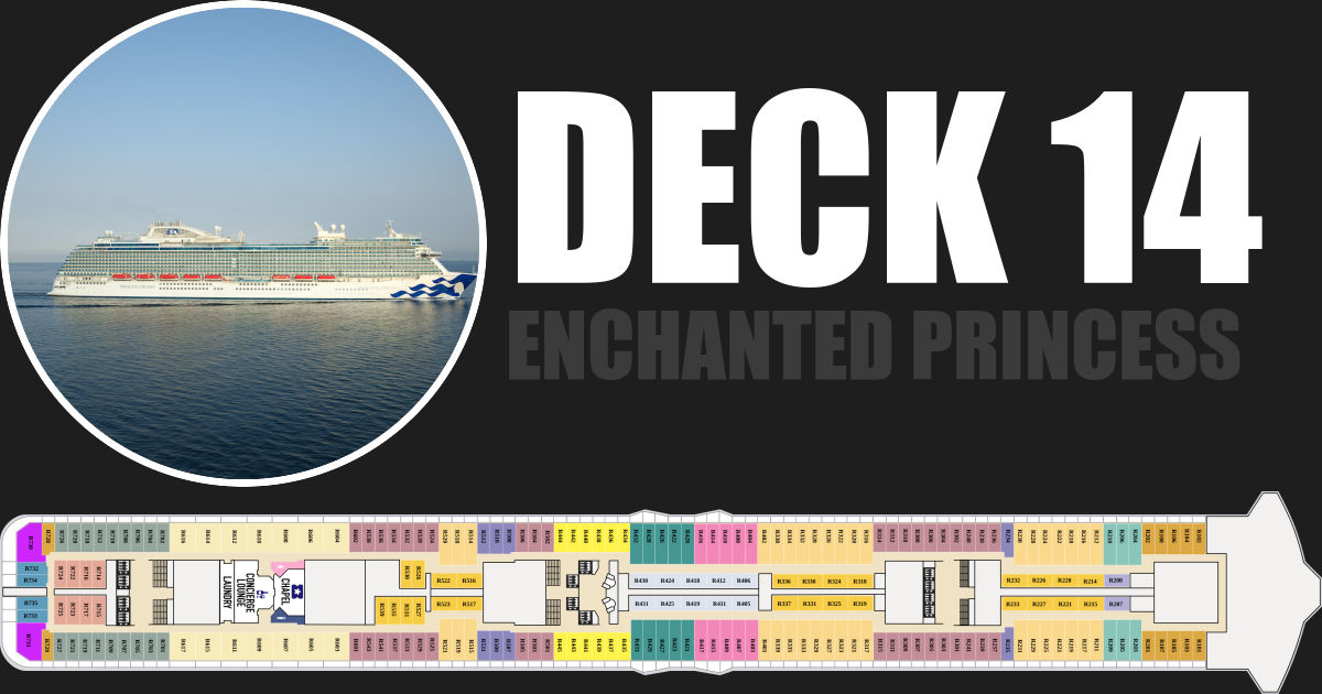 Enchanted Princess Deck 14 - Cabins & Activities