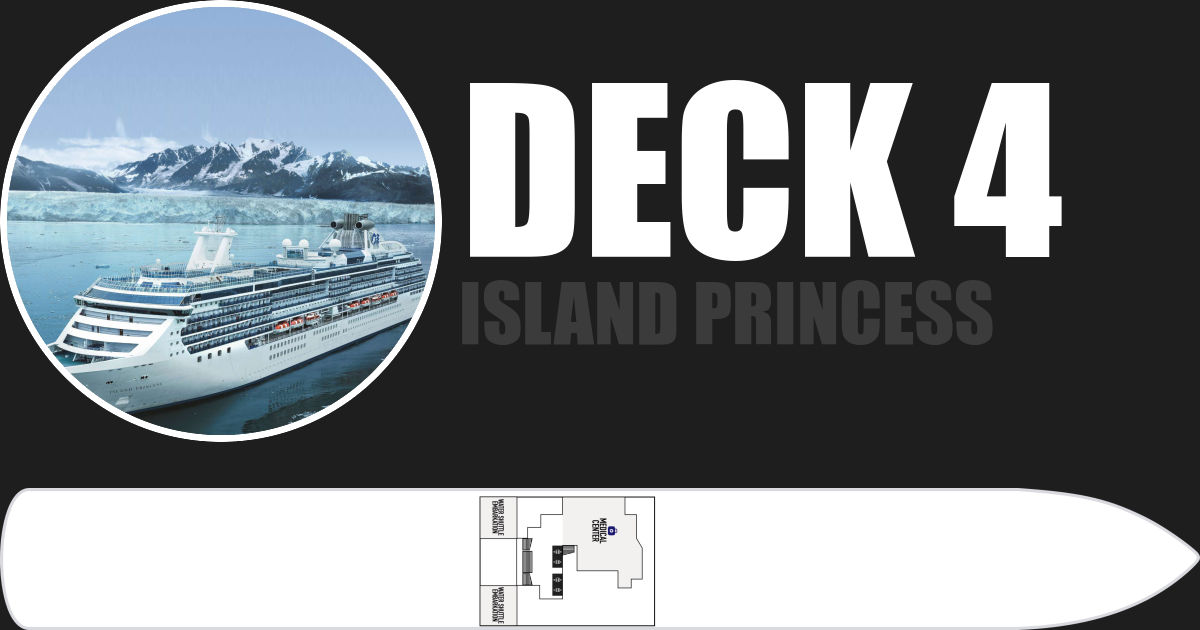 Island Princess Cruise Ship Deck Plans (2026) | Gangwaze