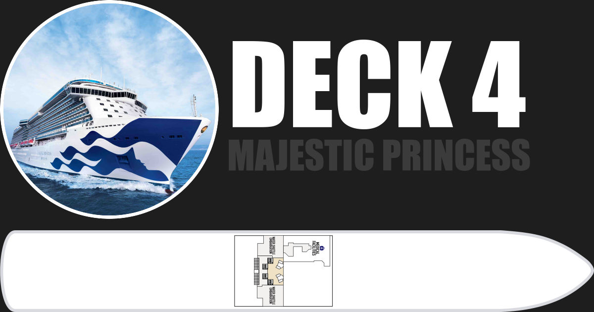 Majestic Princess - Deck Plans [Decks 4 - 19]