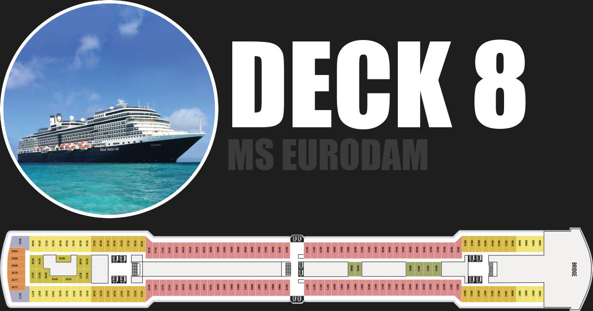 MS Eurodam Deck 8 - Cabins & Activities