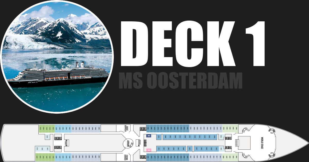 MS Oosterdam - Deck Plans [Decks 1 - 11]