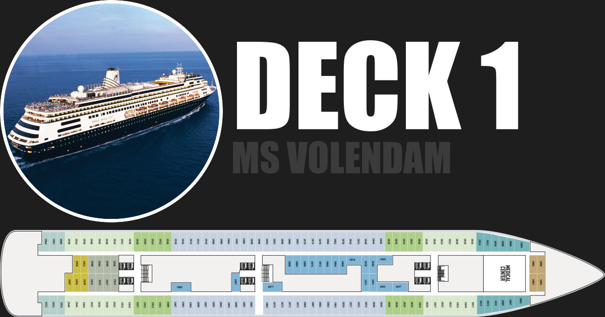 MS Volendam - Deck Plans [Decks 1 - 10]