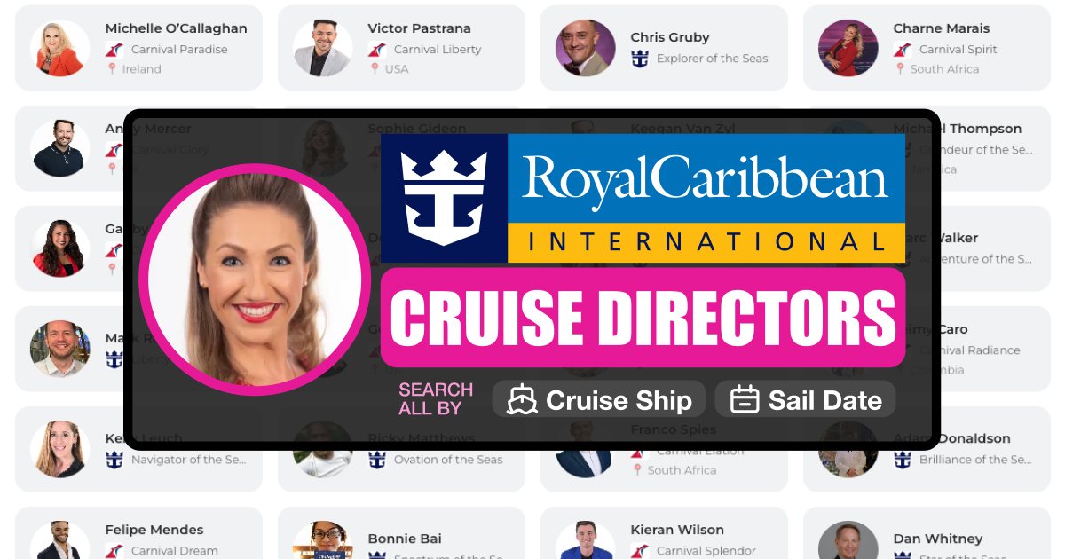 Allure of the Seas Cruise Director Schedule [2026 - 2027] | Gangwaze