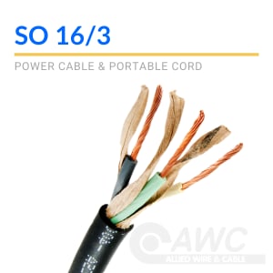 16/3 SO Cord | Allied Wire & Cable