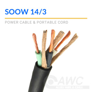 SOOW 14/3 SOOW Portable Service Cord | Allied Wire & Cable