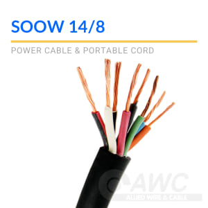 SOOW 14/8 SOOW Portable Service Cord | Allied Wire & Cable