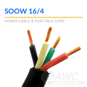 SOOW 16/4 SOOW Portable Service Cord | Allied Wire & Cable