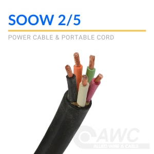 SOOW 2/5 SOOW Portable Service Cord | Allied Wire & Cable