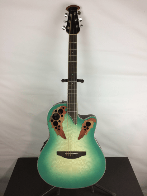 Ovation CE44X-9B Celebrity Elite Exotic Mid Depth A/E Guitar, Mint ...