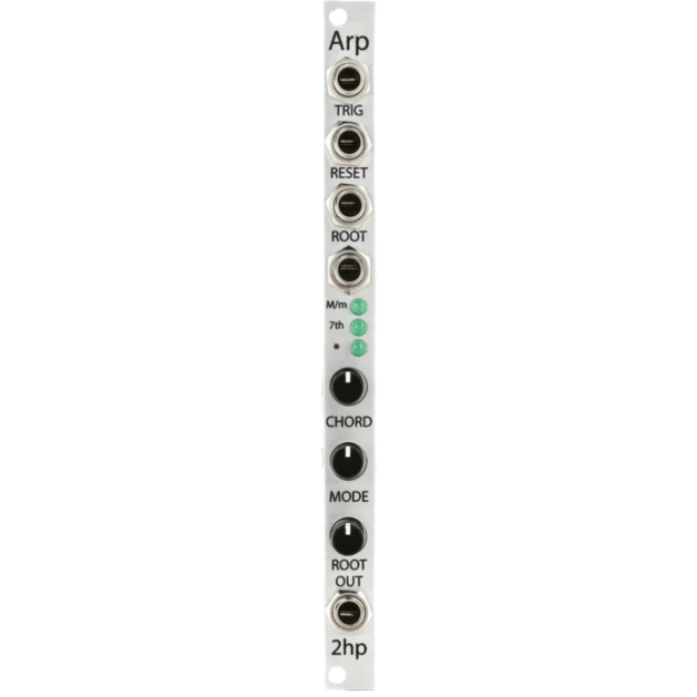 2hp Arp Arpeggiator Eurorack Synth Module, Silver | GearTree