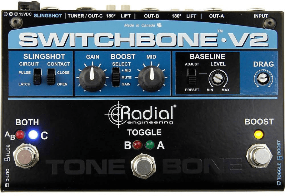 Radial R800 7081 Switchbone V2 ABY/C Amp Selector and Booster | GearTree