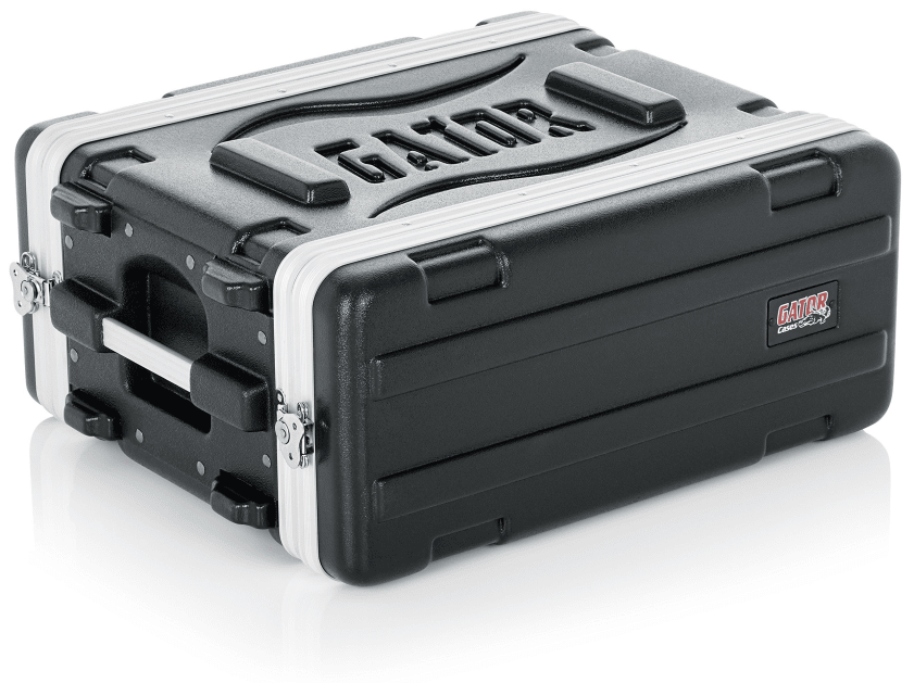 Gator Shallow Polyethylene Rack Case Black - 4U | GearTree